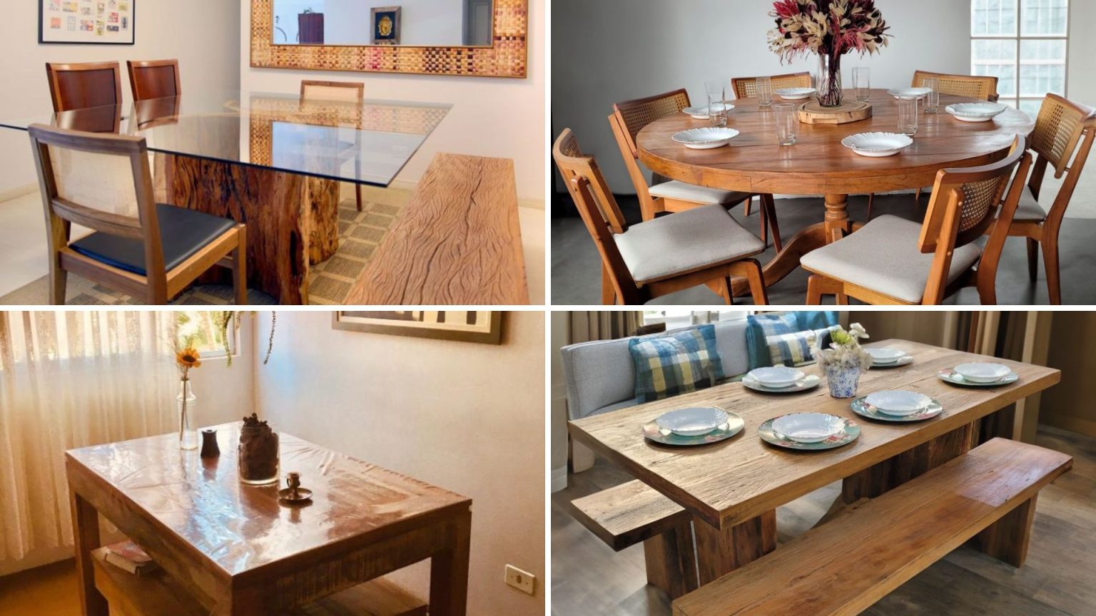 Móveis rústicos na decoração moderna: Como combinar estilos - Madeira ...